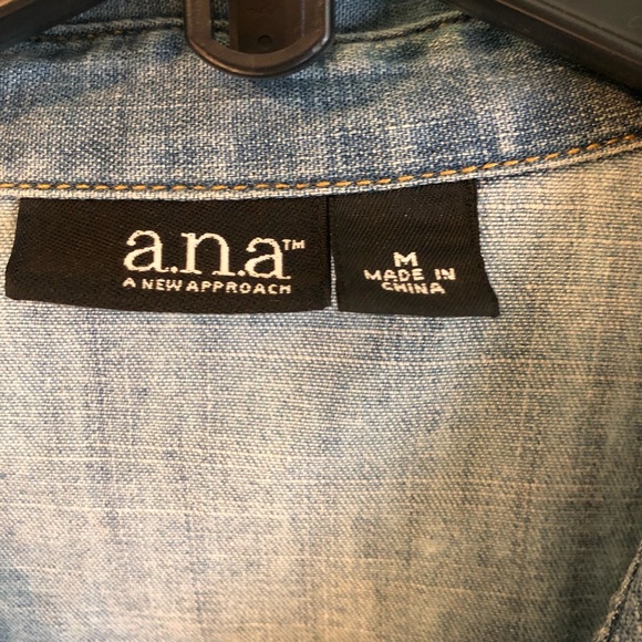 a.n.a | Tops | Ana Denim Shirt | Poshmark